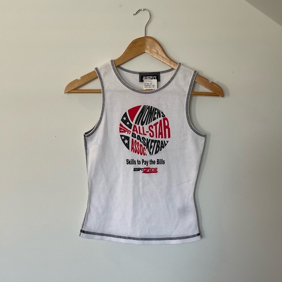 ESPN | Tops | Vintage Espn Womens Basketball Tank | Poshmark